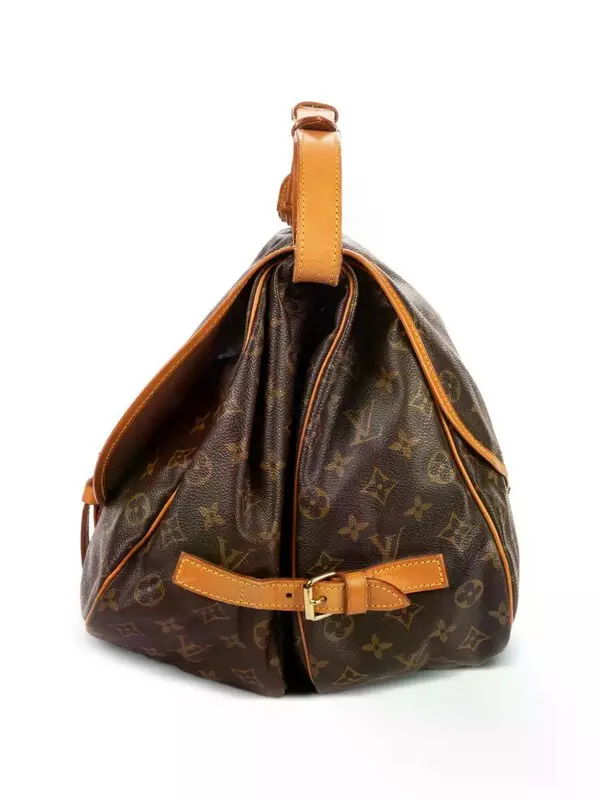 LOUIS VUITTON 1993 Gm Saumur Monogram Canvas Shoulder Bag