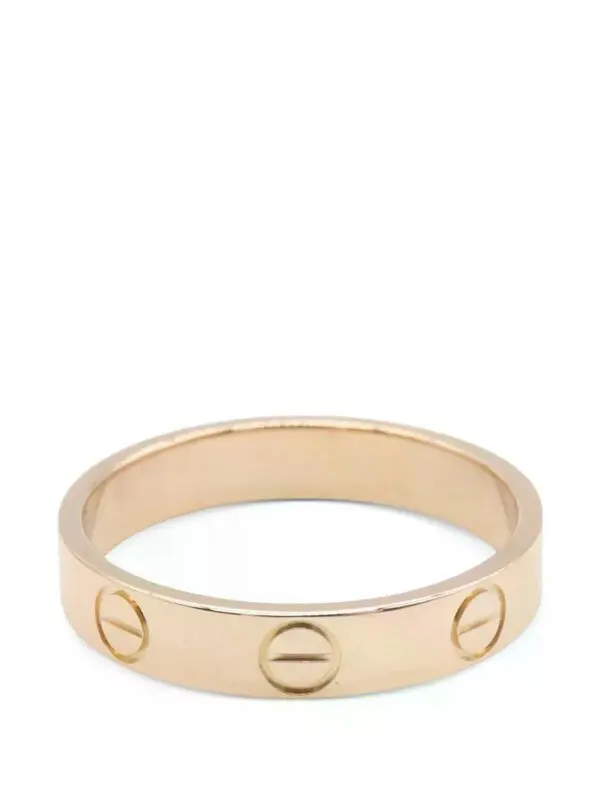 Cartier Rose Gold Polished Love Ring - Pink