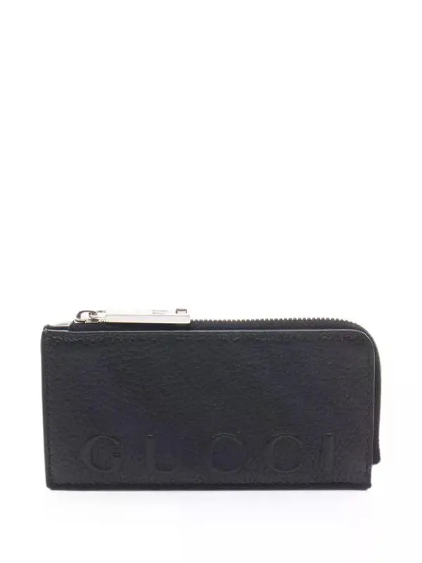 Gucci 2010s Logo-embossed Wallet - Black