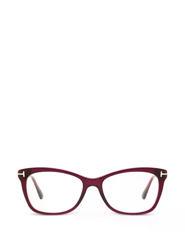 TOM FORD Rectangle Frame Glasses - Pink