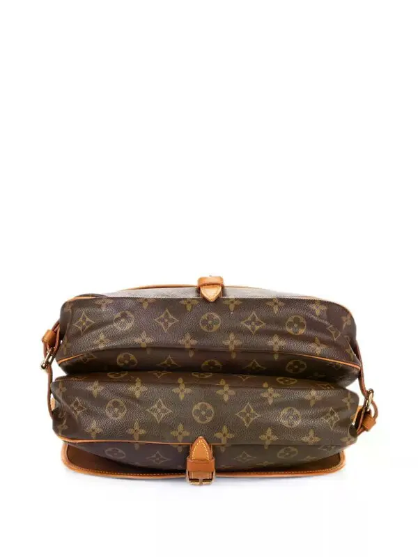 LOUIS VUITTON 1996 Pm Saumur Monogram Canvas Shoulder Bag