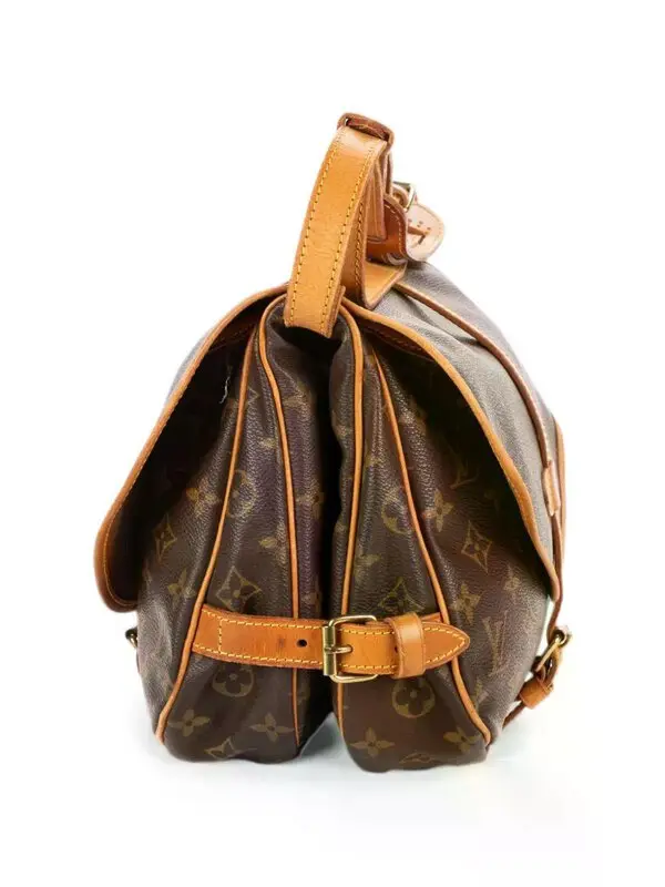 LOUIS VUITTON 1996 Pm Saumur Monogram Canvas Shoulder Bag