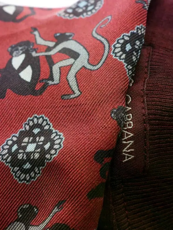 Dolce & Gabbana 2020s Scarf-detail T-shirt