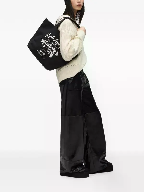 Karl Lagerfeld K/essential Après-ski Shopper Bag - Black