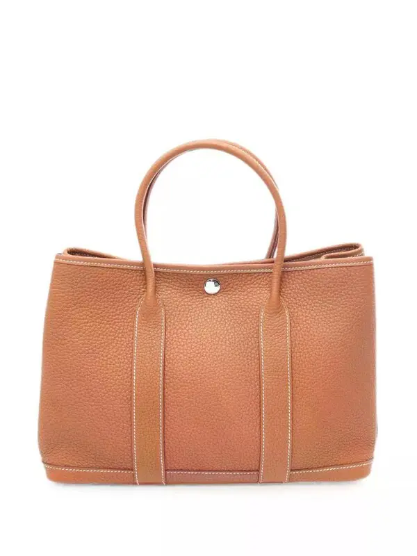 Hermès 2020s Tpm Garden Party Negonda Tote Bag - Brown