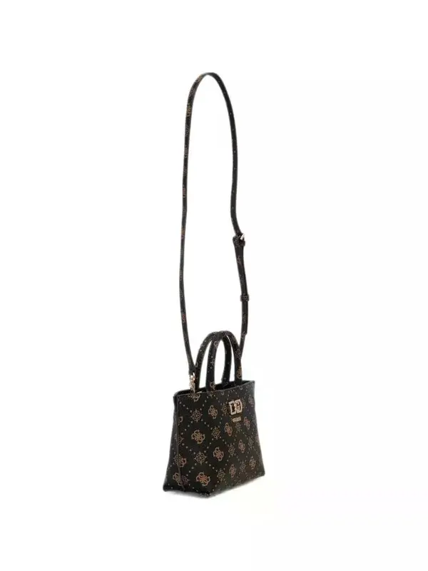 Guess Emelie Monogram-print Logo-plaque Tote Bag