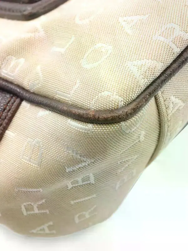 BVLGARI Logomania Canvas Top Handle Bag