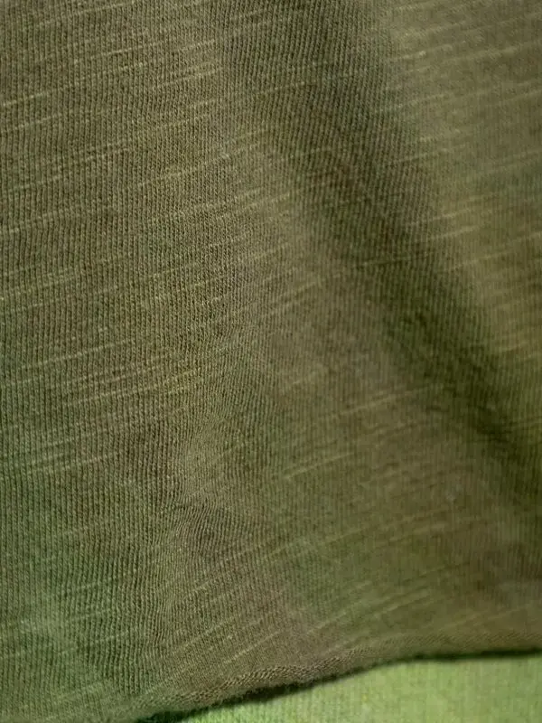 American Vintage Jacksonville V-neck Long Sleeve T-shirt - Green
