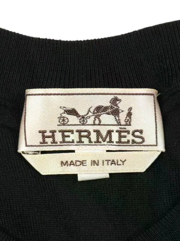 Hermès 2010s Jeu De Point Arne Sweater