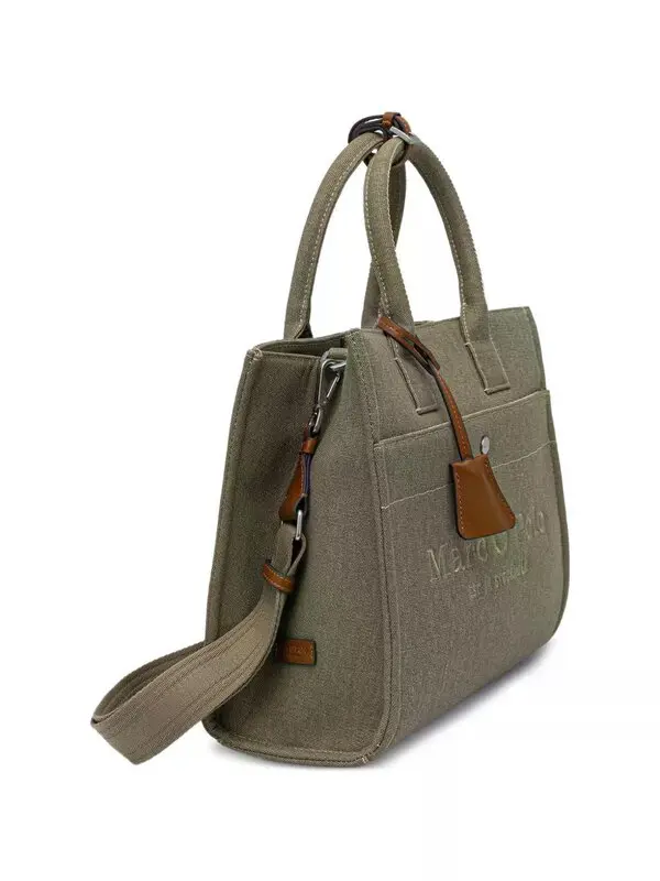 Marc O'polo Logo-embroidered Tote Bag - Green