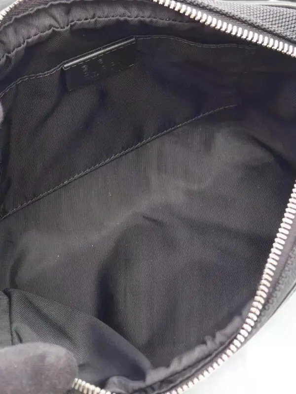 Gucci Web Stripe Belt Bag - Black