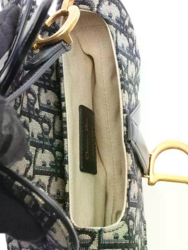 Dior Monogram Mini Saddle Tote Bag