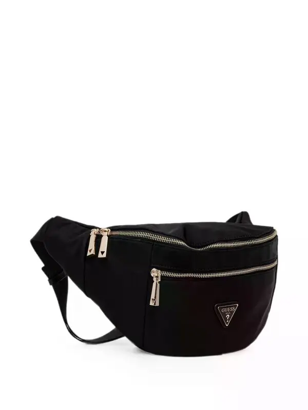 Guess Logo Plaque Zip-fastening Belt Bag
