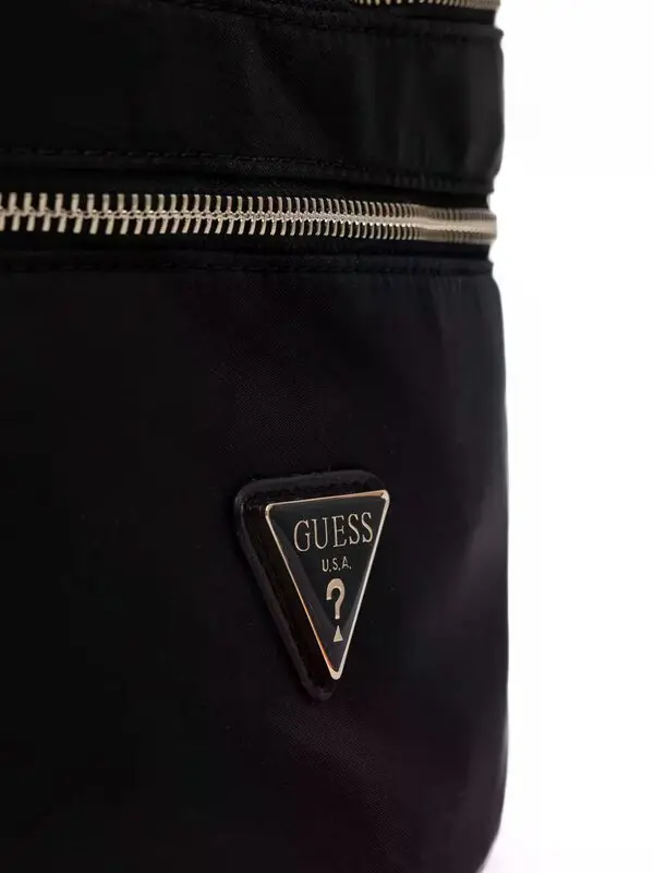 Guess Logo Plaque Zip-fastening Belt Bag
