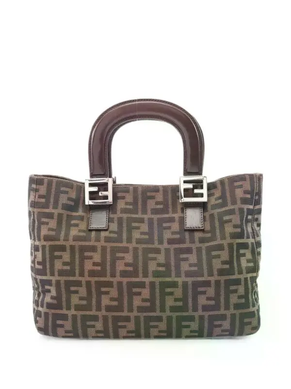Fendi 2000s Zucca Tote Bag - Brown