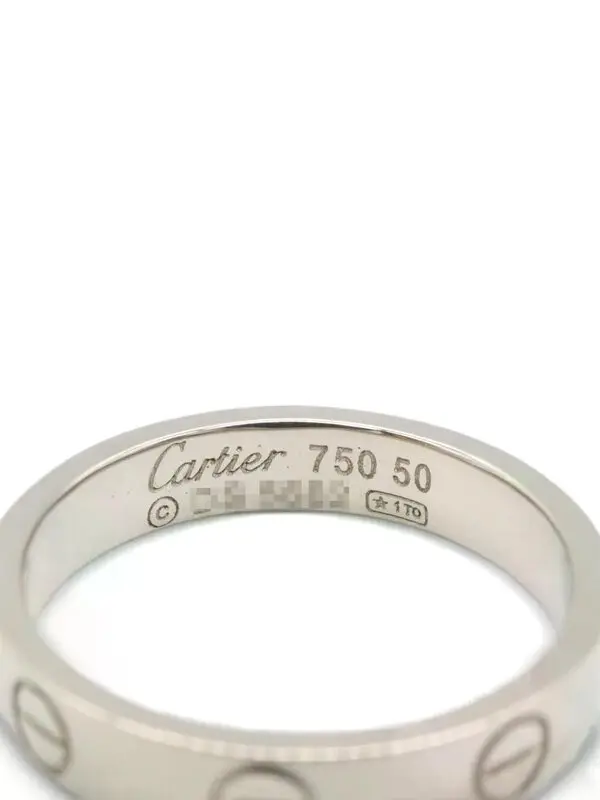 Cartier 18kt White Gold Love Ring