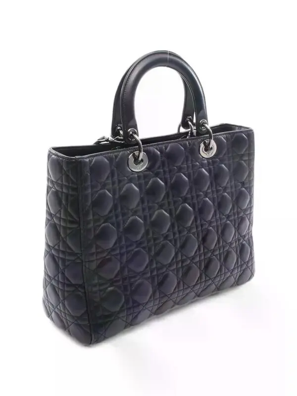 Dior Lady Tote Bag - Black