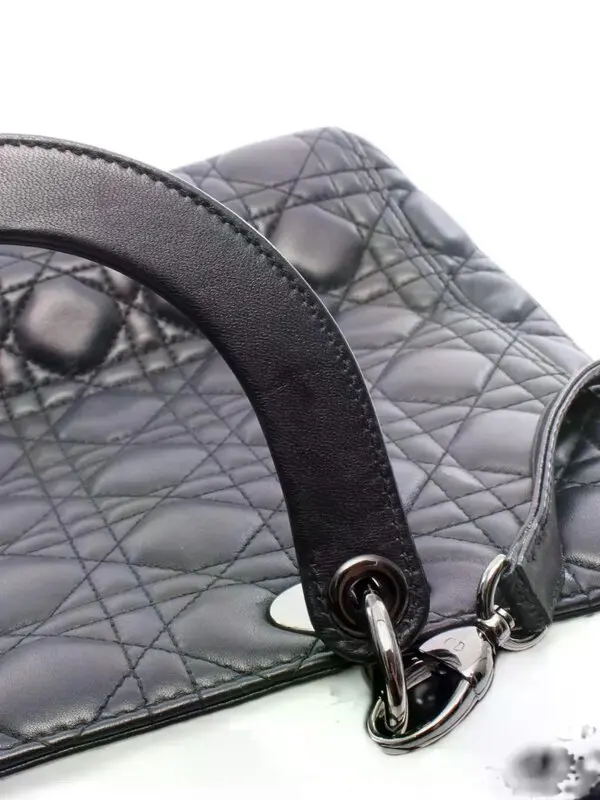 Dior Lady Tote Bag - Black