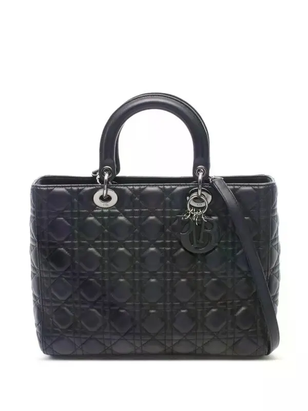 Dior Lady Tote Bag - Black