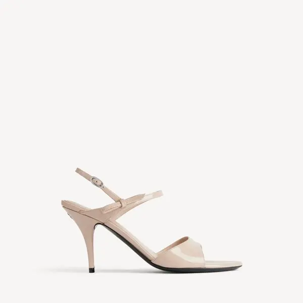 Balenciaga Avenue Bow Sandal - Beige