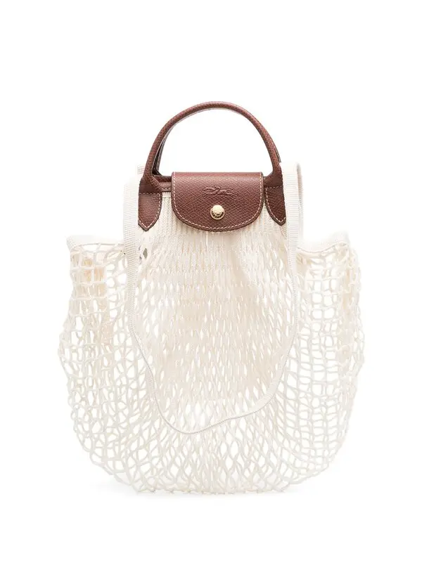 Longchamp Le Pilage Filet Sac Filet L - White