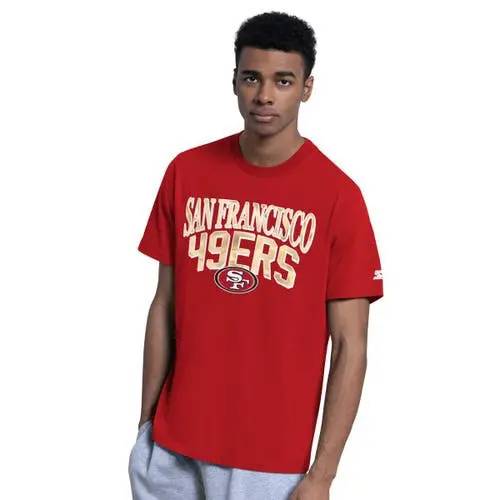 STARTER Gray San Francisco 49ers Two-pack Logo T-shirt Set