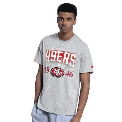 STARTER Gray San Francisco 49ers Two-pack Logo T-shirt Set
