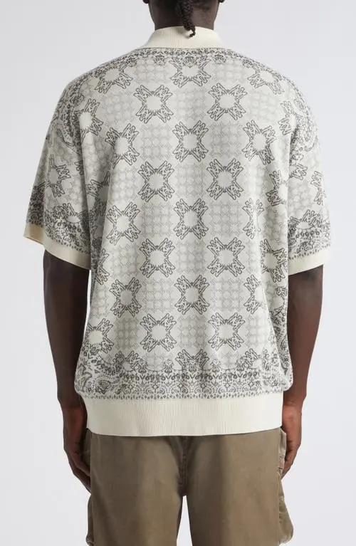 Amiri Ma Quad Check Cotton Piqué Cardigan