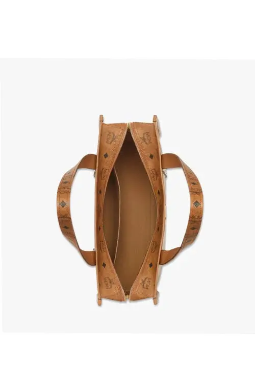 Mcm Large Aren School Bag Tote In Visetos