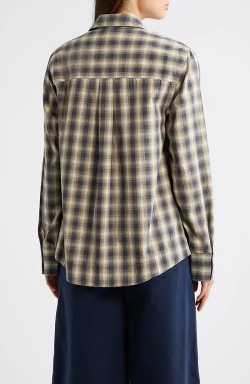 DAMSON MADDER Solana Checked Organic Cotton Shirt