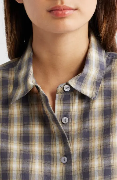 DAMSON MADDER Solana Checked Organic Cotton Shirt