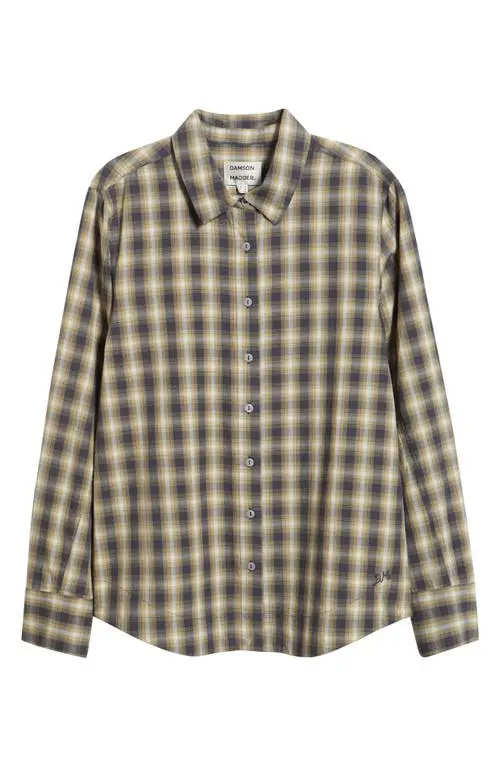 DAMSON MADDER Solana Checked Organic Cotton Shirt