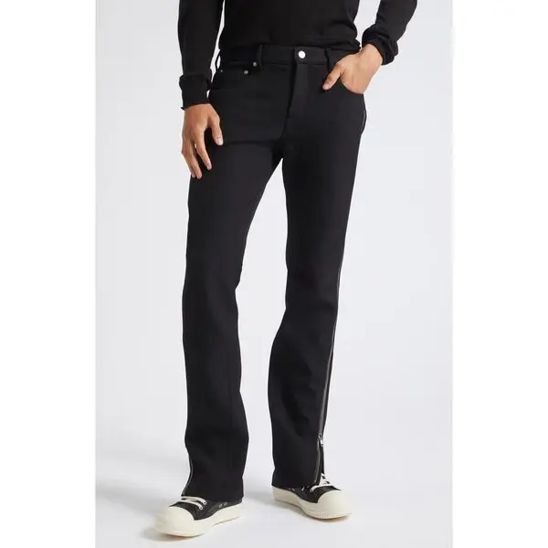Rick Owens Vega Jeans With Zipper Detailing