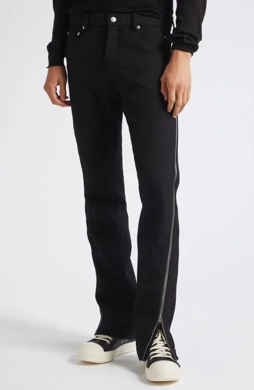 Rick Owens Vega Jeans With Zipper Detailing