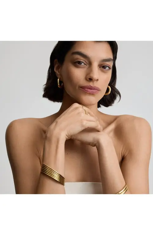 D.LOUISE Bold Lucky Hoop Earrings