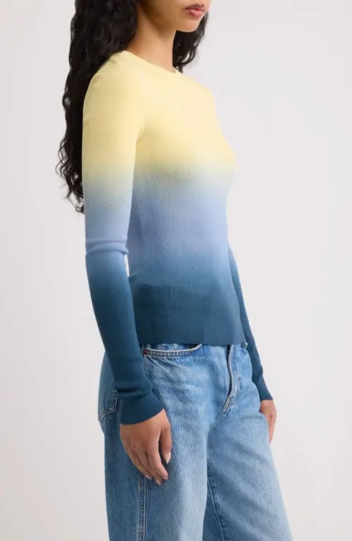 Solid & Striped Dora Ombr Knit Top