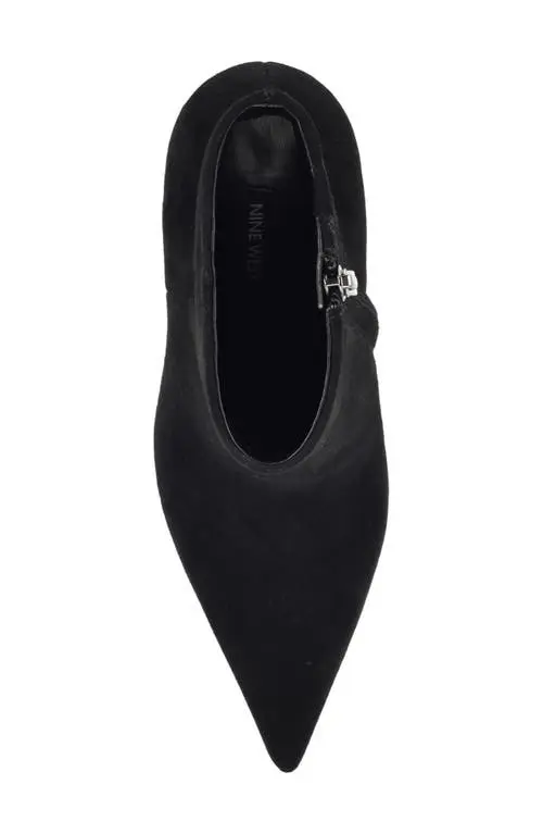 Nine West Galz Pointed Toe Bootie - Black