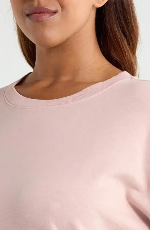 Eileen Fisher Organic Cotton Crop Sweatshirt