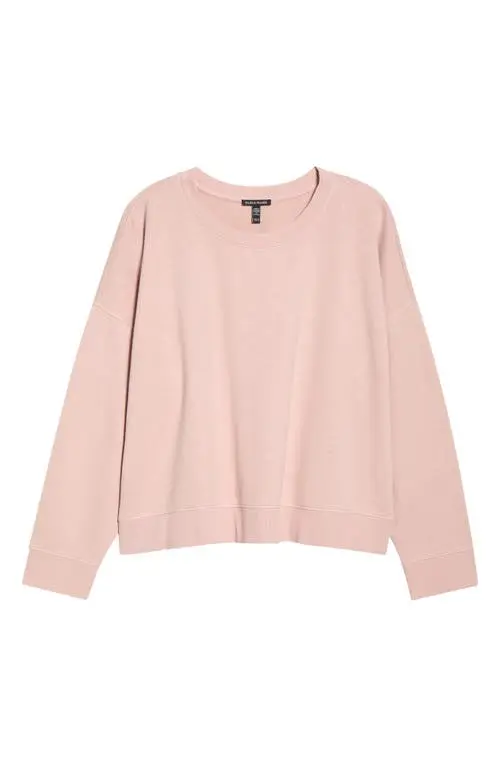 Eileen Fisher Organic Cotton Crop Sweatshirt
