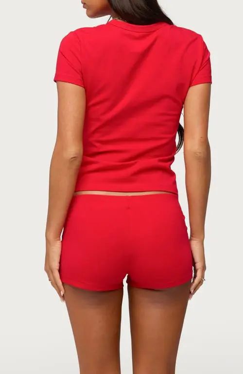 EDIKTED Briony Fitted T-shirt