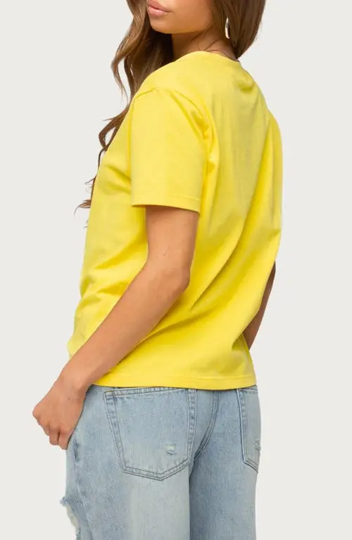 EDIKTED Graphic Cotton T-shirt
