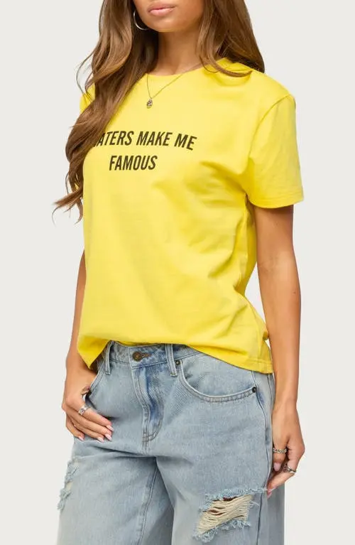 EDIKTED Graphic Cotton T-shirt