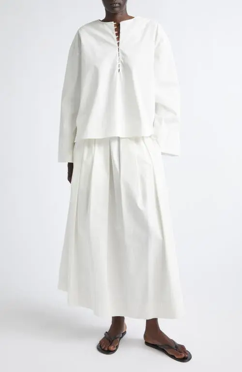KALLMEYER Marguerite Starched Cotton Poplin Top
