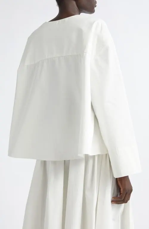 KALLMEYER Marguerite Starched Cotton Poplin Top