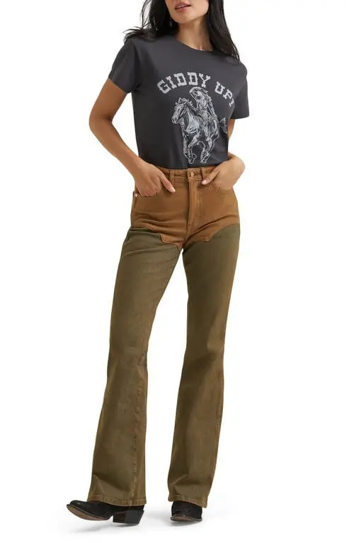 Wrangler Western Chaps Flare Jeans