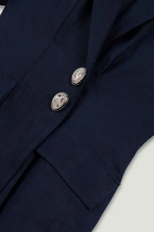 NOCTURNE Short Sleeve Blazer Jacket