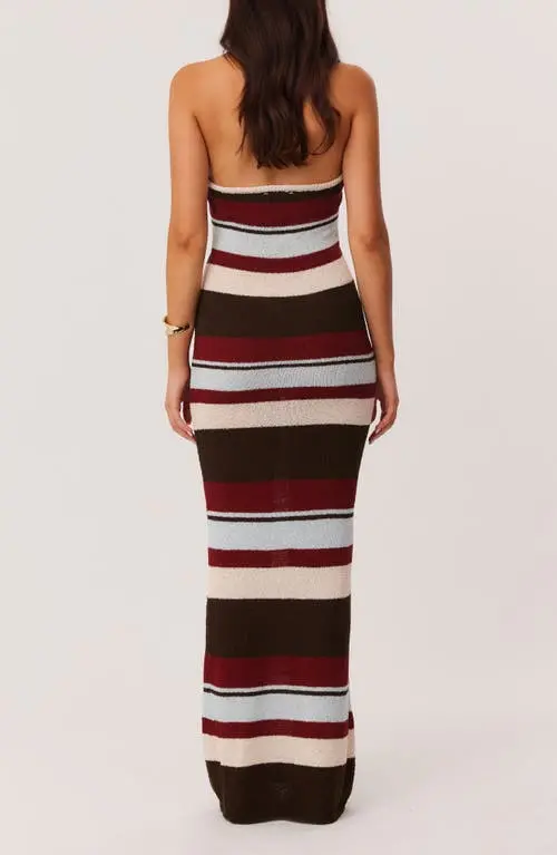 SNDYS. Effie Halter Neck Maxi Knit Dress