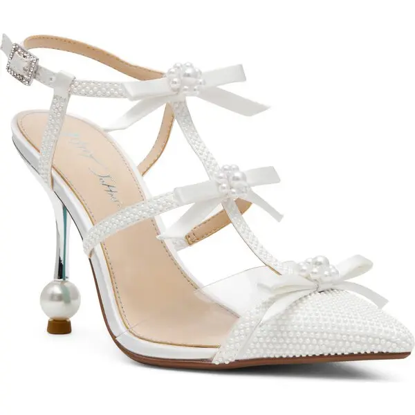 Betsey Johnson Everr Pointed Toe Pump - Ivory
