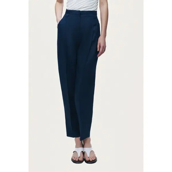 NOCTURNE Pleat Front Tapered Trousers