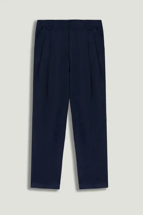 NOCTURNE Pleat Front Tapered Trousers